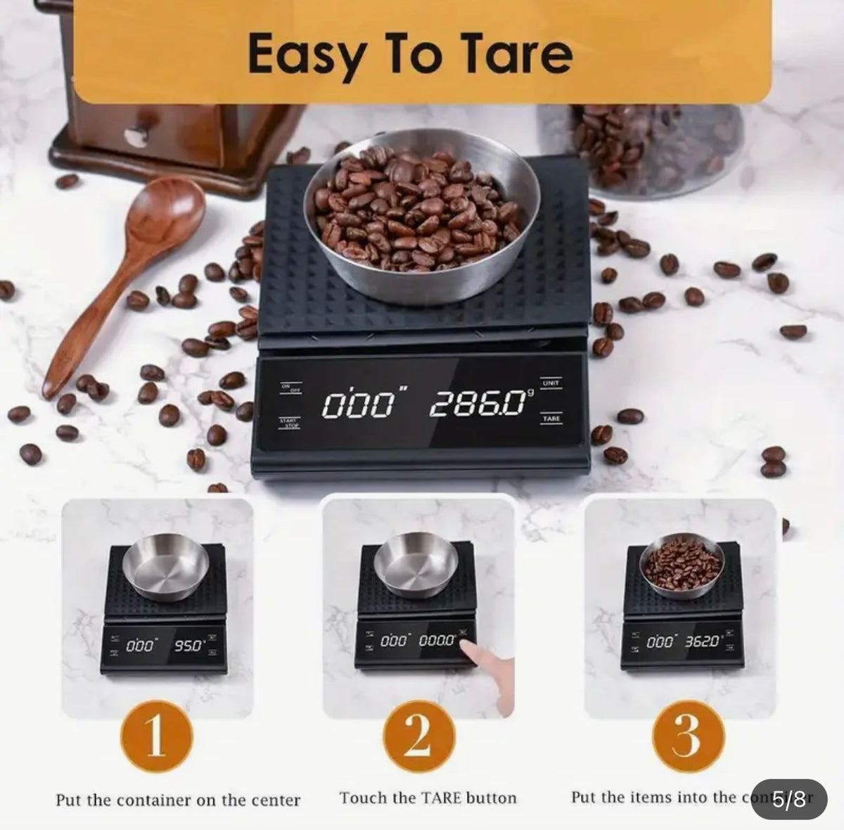 Coffee Scale with Timer – Java Roastery